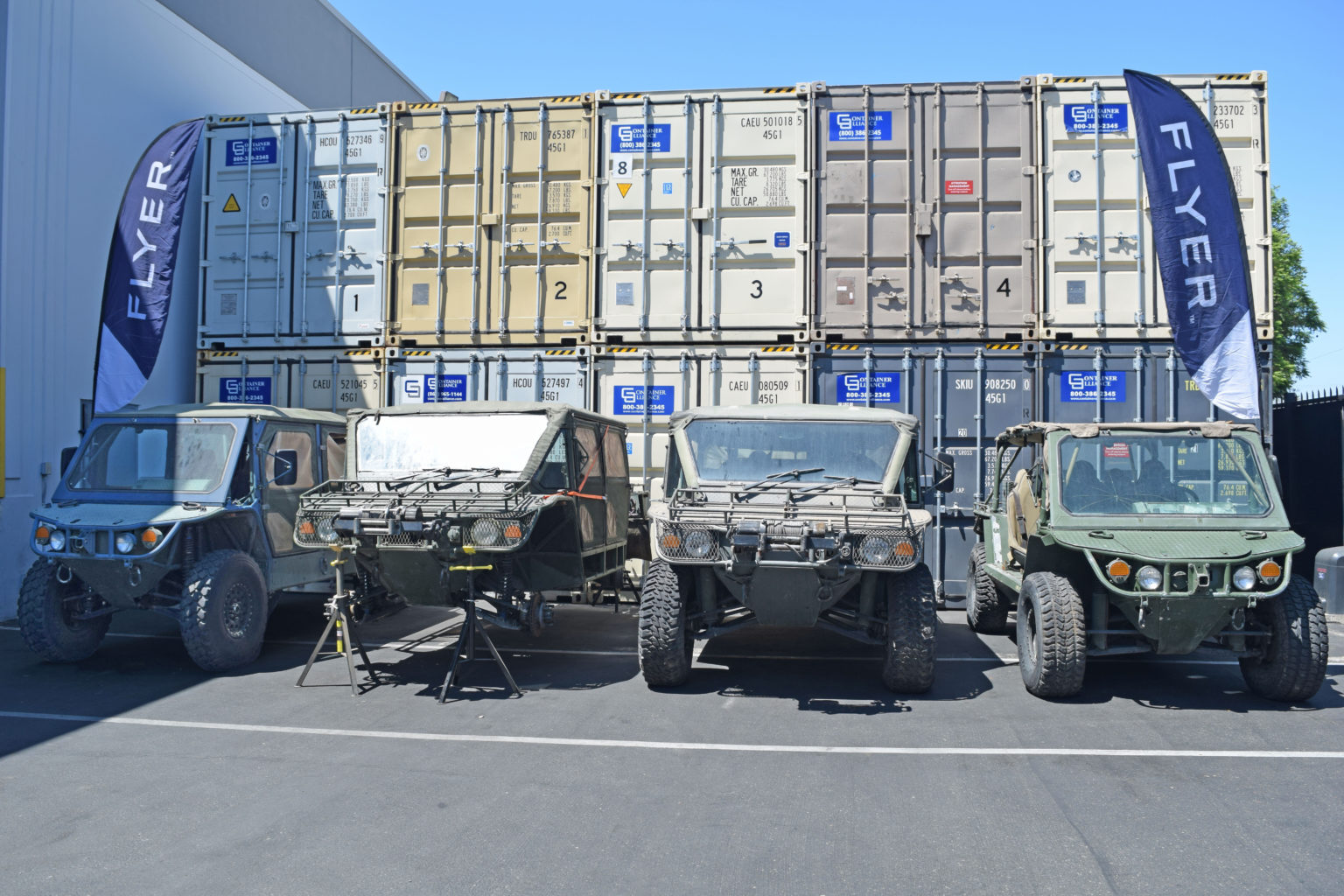 Flyer Defense Donates Vehicles to Warfighter Made, Demonstrating ...